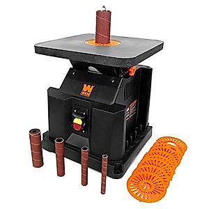 WEN AT6535 3.5-Amp Oscillating Spindle Sander with Extra Large Beveling Table Top