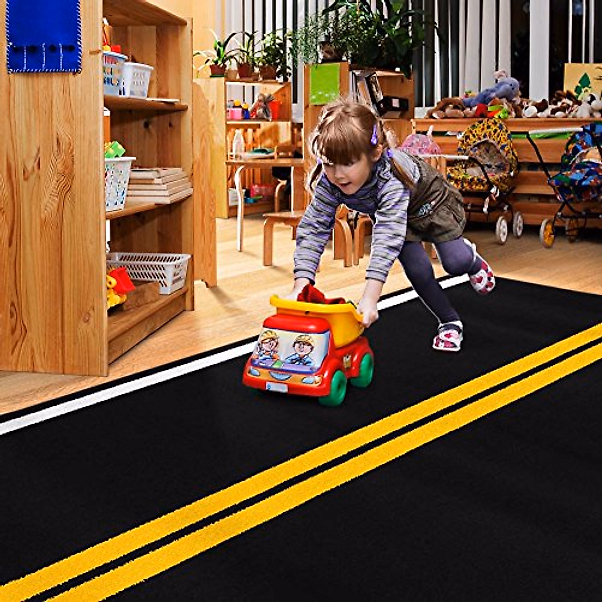 House, Home and More Street Rug - Skid-Resistant Indoor Area Rug - 5 Feet X 8 Feet