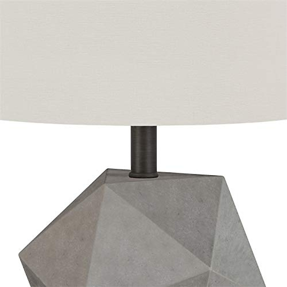 Henn&Hart Concrete Geometric Lamp, One Size