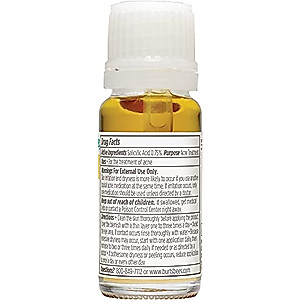 Burt's Bees Natural Acne Solutions Targeted and Minimizing Spot Treatment for Oily Skin, 0.26 Oz (Package May Vary)
