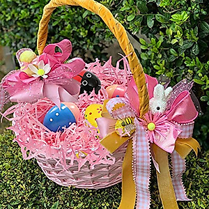 Multicolor Easter Bsket Grass, 10 Colors Paper Shred Easter Grass Recyclable Paper Grass for Easter Gift Basket Boxes Filler Easter Party Decoration Supplies