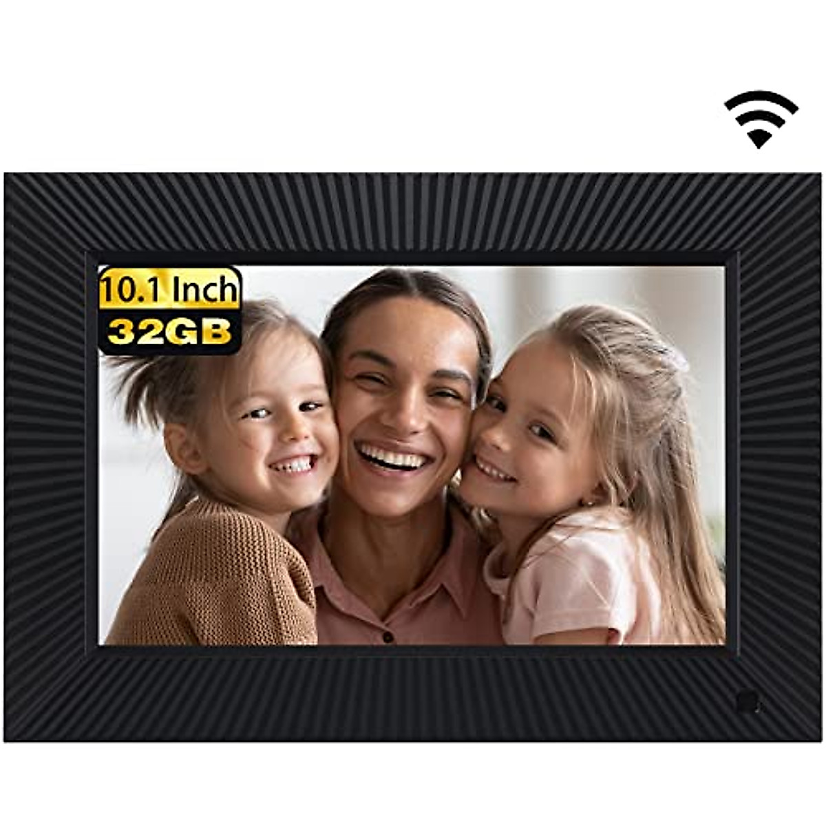 NexFoto 32GB Digital Photo Frame 10.1 Inch, WiFi Digital Picture Frame with HD Display, IPS Touch Screen, Easy to Share Photos Video via App, Auto-Rotate, Wall-Mountable, Gift for Grandparents