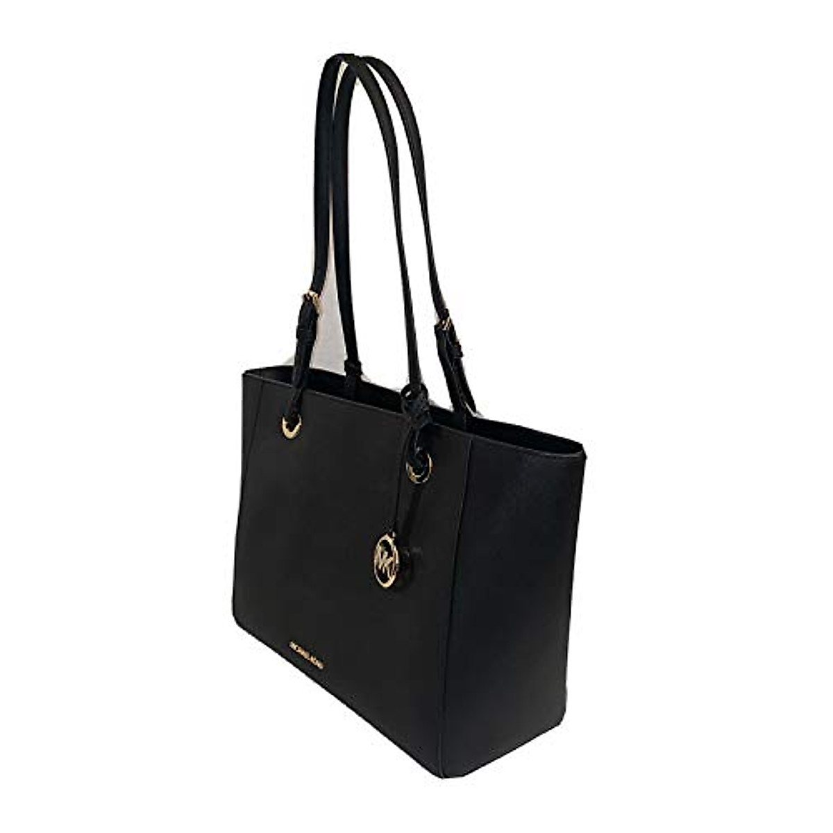 Michael Kors Walsh Medium Multifunction (MF) Saffiano Leather Tote - Black