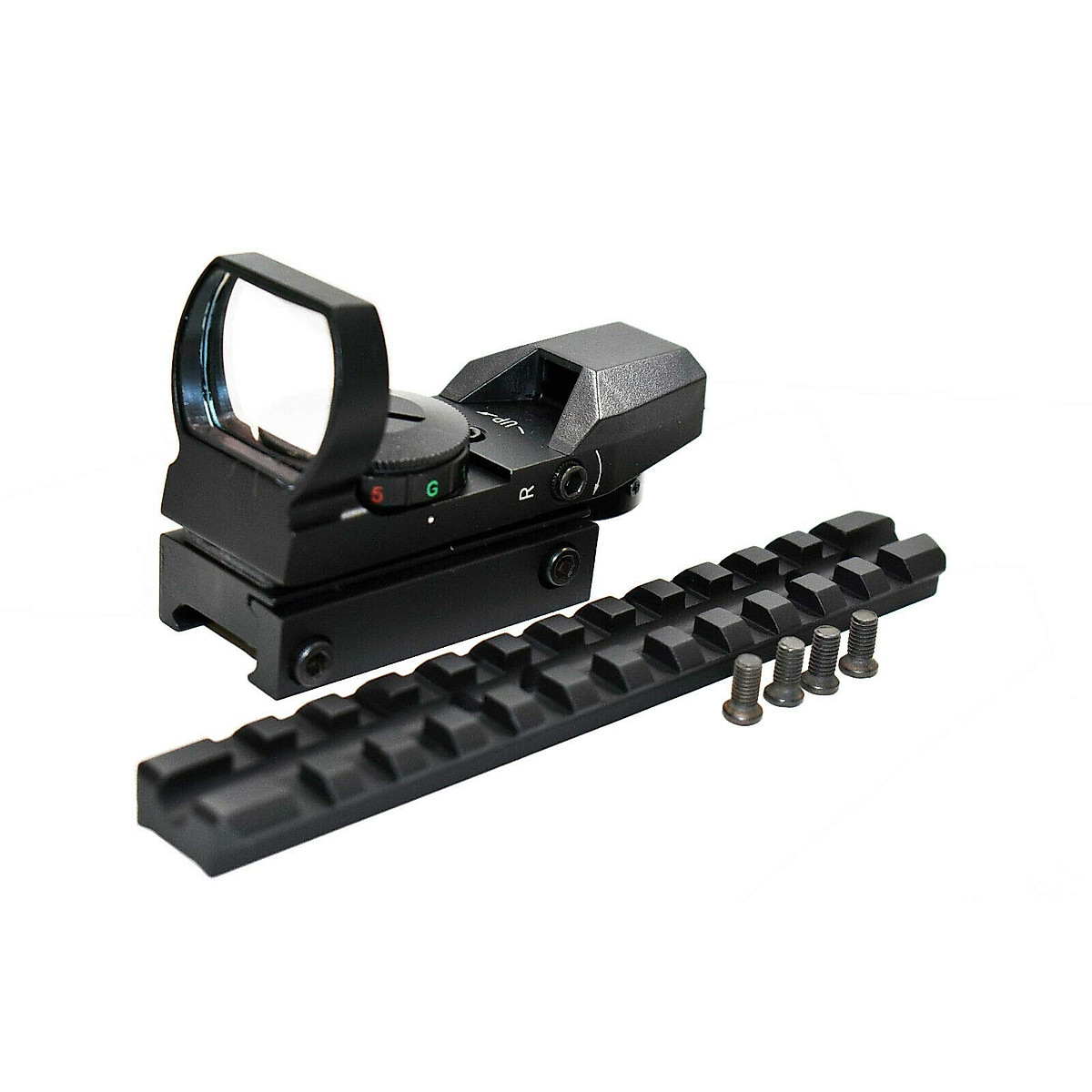 Trinity Mossberg 500 Tactical Red green Dot Sight Combo Kit home defense tactical optics hunting accessory aluminum black picatinny weaver base adapter single rail Mount.
