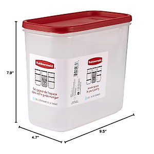 Rubbermaid 16-Cup 16C Dry Food Container, Clear