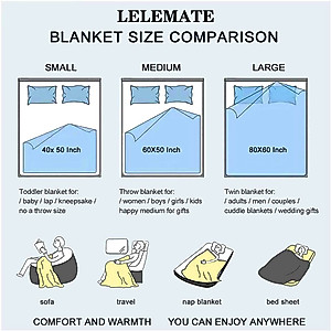 Penguin Blanket Flannel Soft Cute Penguins Throw Blankets Animal Penguin Gifts Decor for Girls 50"x40"