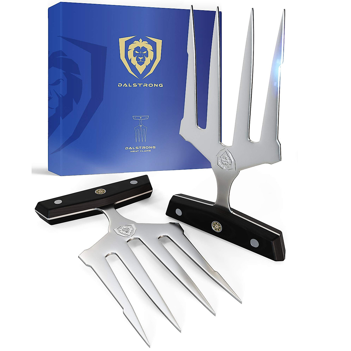 Dalstrong The Gladiator Series Elite Chef & Cleaver Hybrid Knife 8" - "The Crixus Bundled Meat Shredding Claws