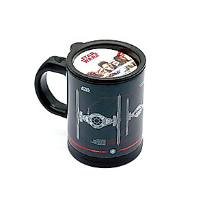 Underground Toys Star Wars Tie Fighter Self-Stirring 12 Ounce Travel Mug