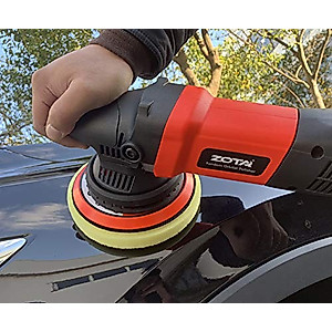 ZOTA Buffer Polisher, 15mm Long-Throw Orbital Polisher, 6-inch Dual Action Polisher 850w Polisher for Car Detailing with Variable Speed Soft Start-RP1506
