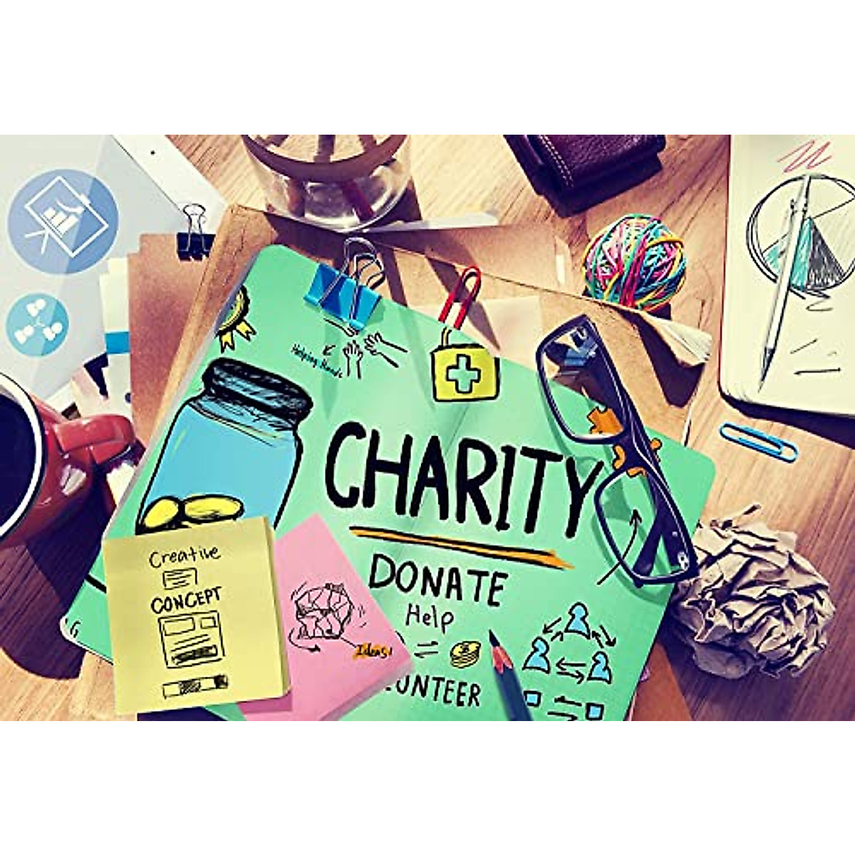 22 Piece Bulk School Supplies Kit for K-12 - Essential Box of School Supplies for Elementary, Middle, and High School Students