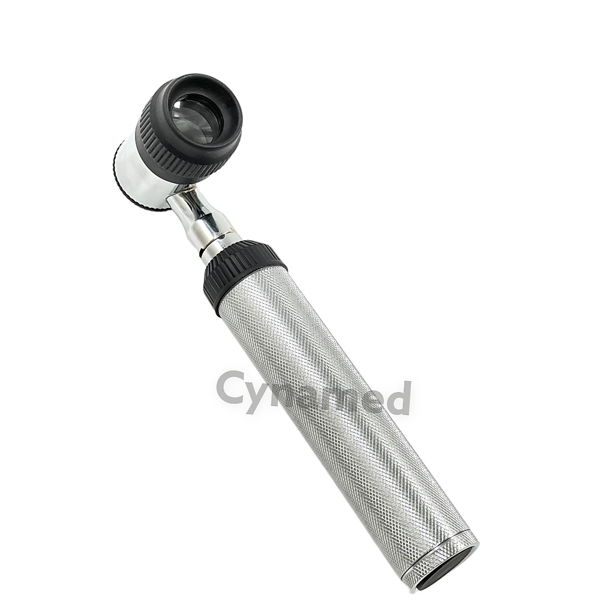 Skin Diagnostic Examination Dermascope Set - with Handle, Head, 10x Magnifying Lens, LED Bulb, & Storage Case