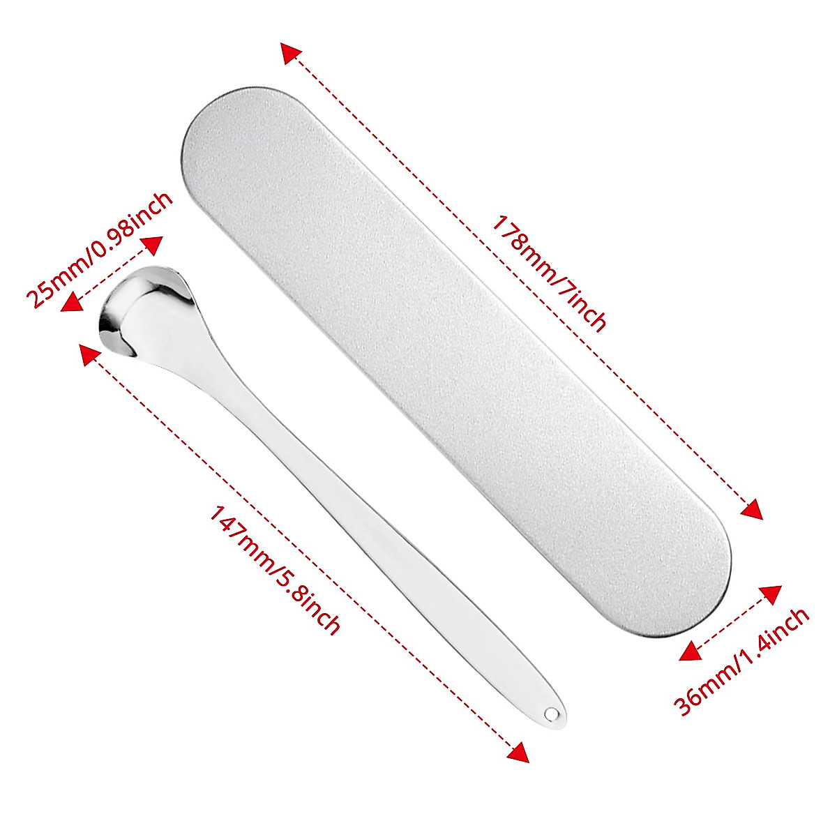 defutay Tongue Scraper Cleaner, Oral Scrapers Premium Sweeper Sets,100% BPA Free Tongue Scrapers - Eliminate Bad Breath