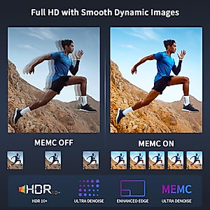 Smart Projector 4K with 5G WiFi and Bluetooth, 1200 ANSI Ultra Bright Daylight Auto Focus Projectors with HDR10+ 6D Auto Keystone, 4K Home Theater Video Proyector for Gaming Movie Business