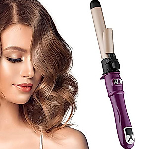 Automatic Hair Curler Automatic Rotating Hair Curling Wands Auto Curling Irons Automatic Hair Curler 28mm 1.1inch Curl Hair Waving Irons Hair Styling Irons Hair Waver 30s Instant Heat Wand 110-240v