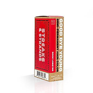 Good Dye Young Semi Permanent Hair Dye (Rock Lobster Red) - Conditioning Red Hair Dye - PPD free & Vegan - Lasts 15-24+ Washes for Streaks and Strands