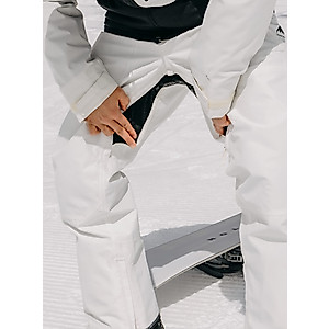 Burton Men's Reserve GORE‑TEX 2L Bib Pants, Stout White, Large