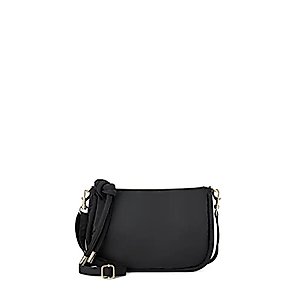Vince Camuto Womens Basha Crossbody, Black, One Size US