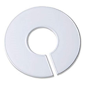 White Round Plastic Blank Rack Size Dividers - Multi-Pack (50)