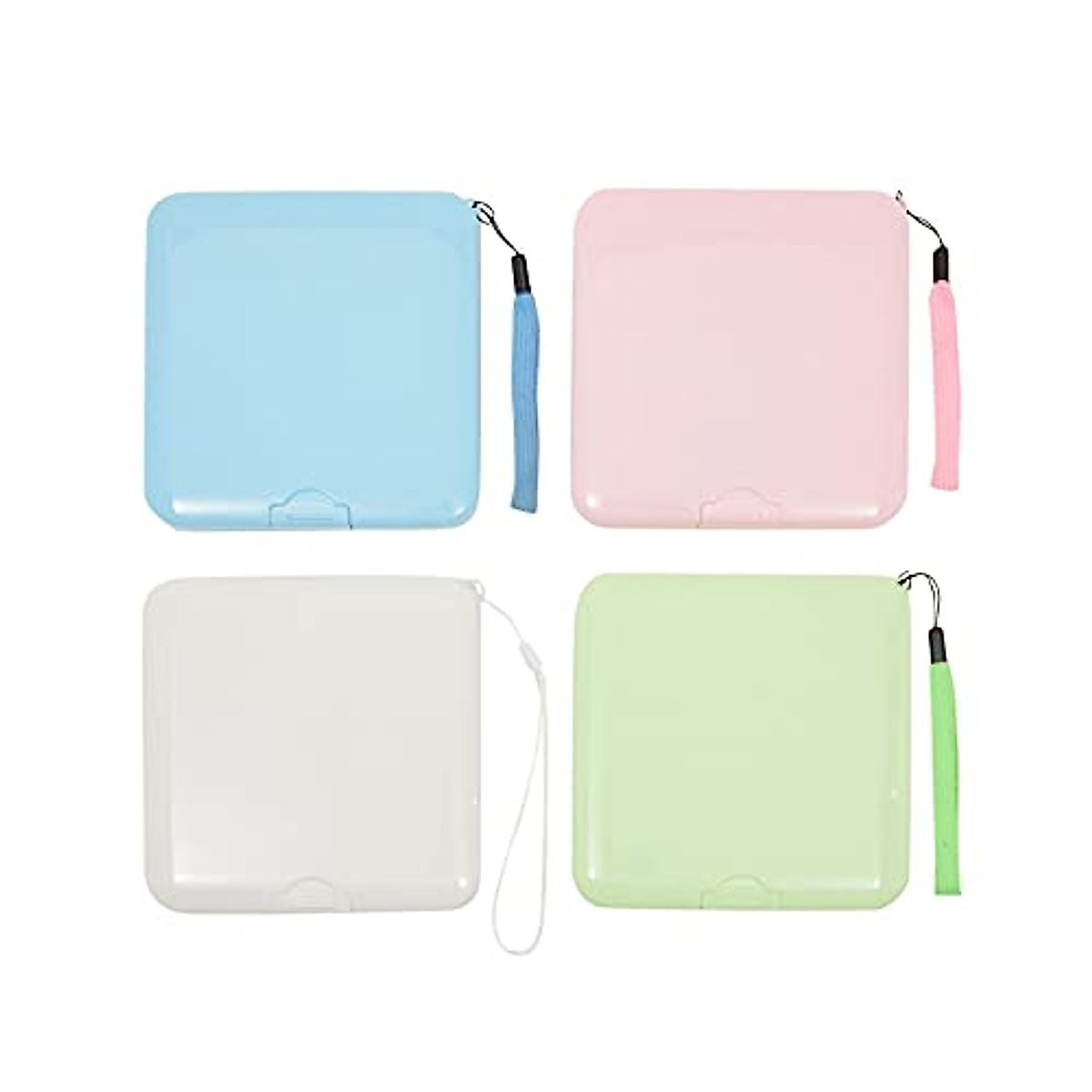 Portable Face Covering Carrying Case, Organizer Container for Storage (6 Pack)