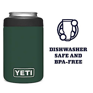 YETI Rambler 12 oz. Colster Can Insulator for Standard Size Cans, Northwoods Green
