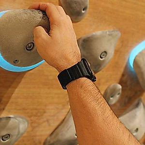 INI Compatible with Apple Watch Band 49mm 45mm 44mm 42mm 41mm 40mm 38mm - Adjustable Leather Strap with Magnetic Closure System for iWatch Series 9 Ultra 2 Ultra/8/7/SE/6/5/4/3/2/1 - Black