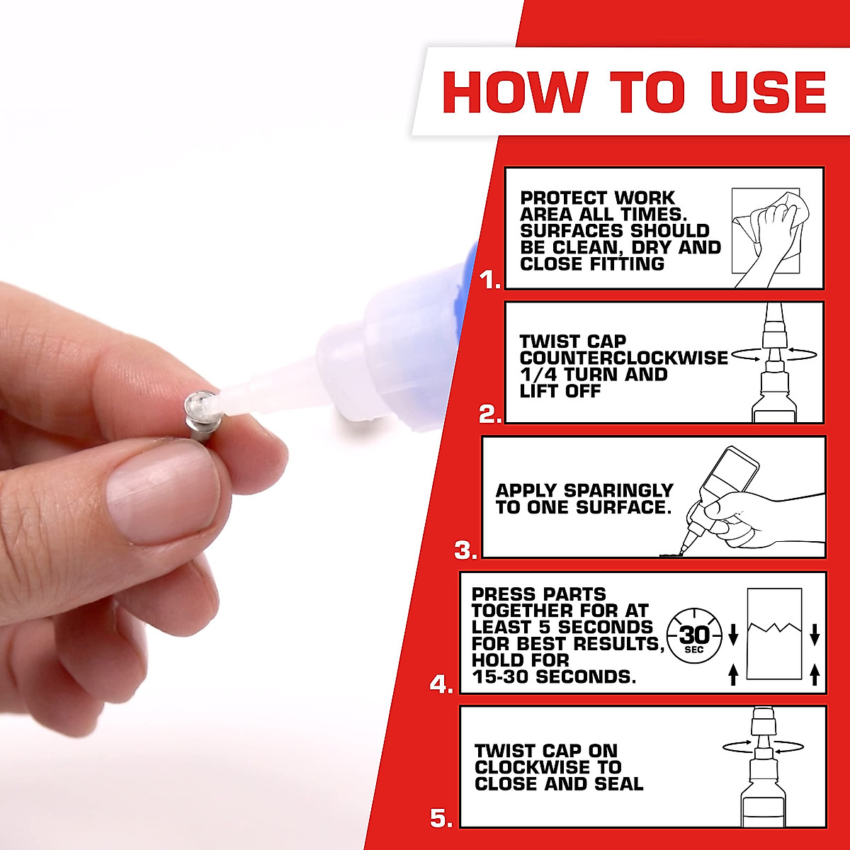 Loctite Super Glue Liquid Professional, Clear Superglue for Plastic, Wood, Metal, Crafts, & Repair, Cyanoacrylate Adhesive Instant Glue, Quick Dry - 0.7 fl oz Bottle, Pack of 2