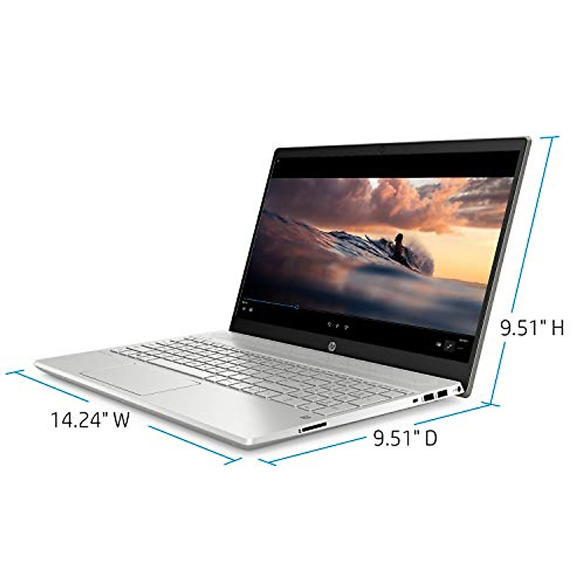 HP Pavilion Laptop, 15.6" Full HD IPS Touchscreen, 10th Gen Intel Core i5-1035G1 Processor up to 3.60GHz, 12GB RAM, 512GB PCIe NVMe SSD, Backlit Keyboard, HDMI, Wireless-AC, Bluetooth, Windows 10 Home