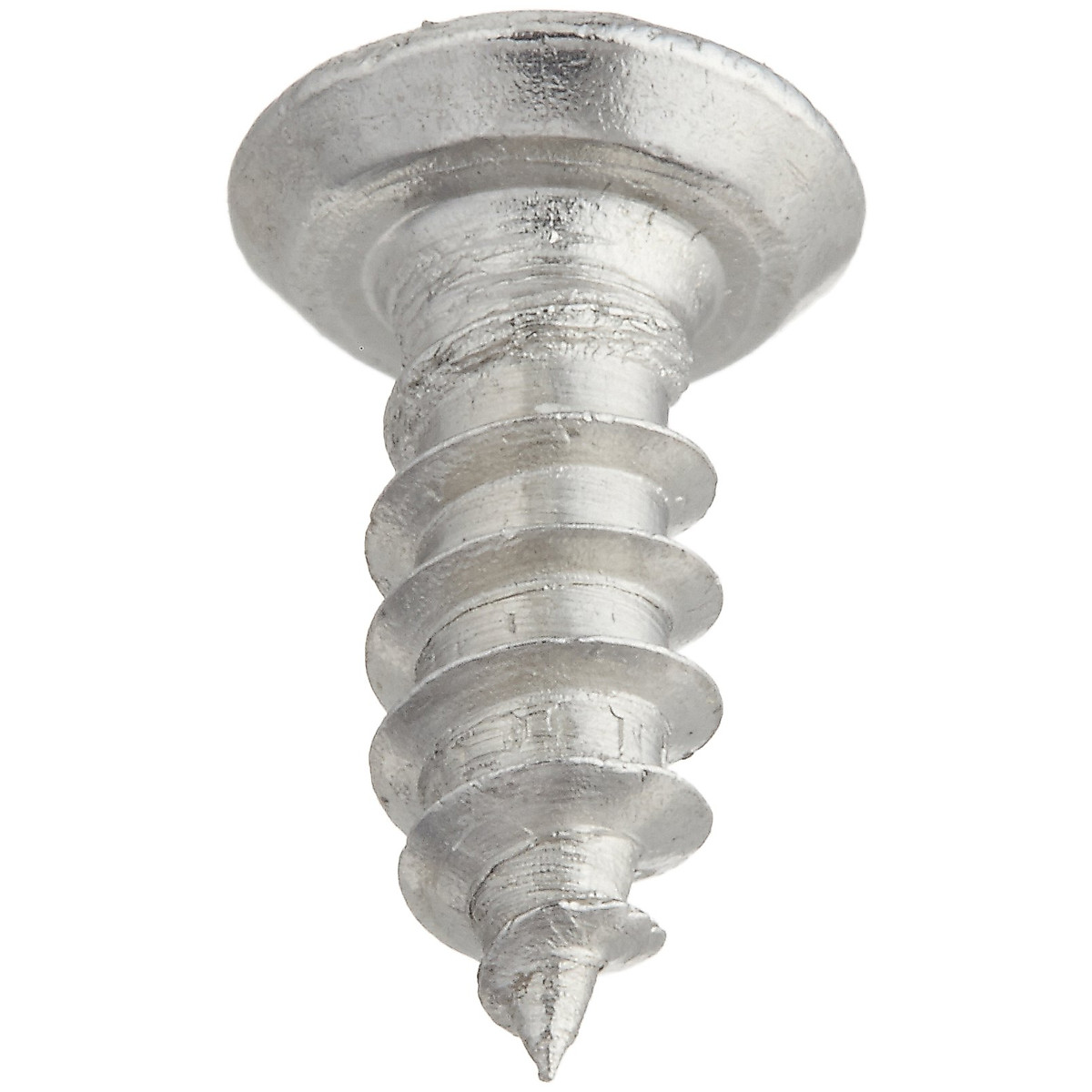 Small Parts 0204APU188 18-8 Stainless Steel Sheet Metal Screw, Plain Finish, Undercut 82 degrees Flat Head, Phillips Drive, Type A, #2 Thread Size, 1/4" Length (Pack of 100)