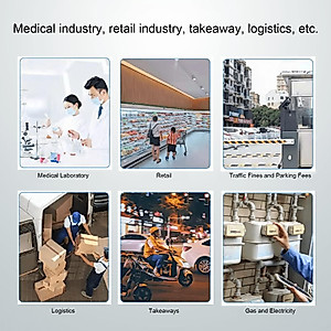 Walfront Pocket Inkless Thermal Printer, Mini Portable Photo Printer, Clear HD Picture Quality, Fast Printing Speed, Portable Mini Photo Printer for Home Traveling Office