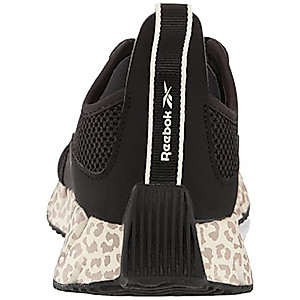 Reebok Women's Zig Dynamica Running Shoe, Black/Rose Gold/Chalk, 5