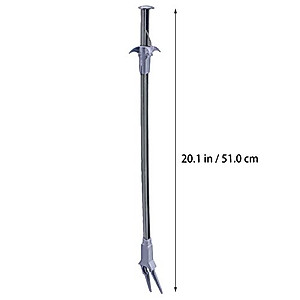 Mipcase Long Aquarium Tongs Plastic- 19.7in Plastic Tweezers Fish Feeding Tongs for Aquarium Tank, Aquatic Plant Tongs Tweezers Tools for Fish Tank