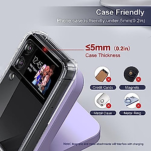 for Samsung Galaxy Z-Flip Wireless Charger: Galaxy Z Flip 5/4/3 Wireless Charging Stand,15W Fast Wireless Charger for Galaxy Z Flip5/Z Flip4/Z Flip3,Razr(At 5W)Easy Carry(QC3.0 Adapter Included)Purple