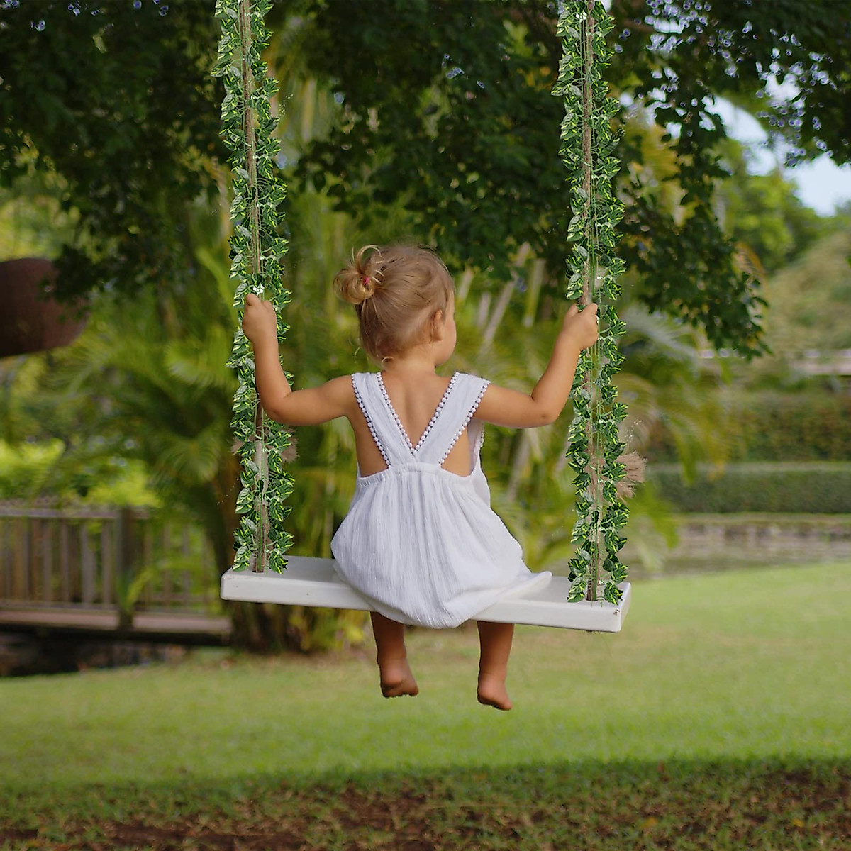 JPSOR 36pcs 259ft Artificial Ivy Garland Fake Vines Leaf Garland Artificial Greenery Garland Fake Hanging Plants for Home Bedroom Wedding Decoration Jungle Theme Party Supplies