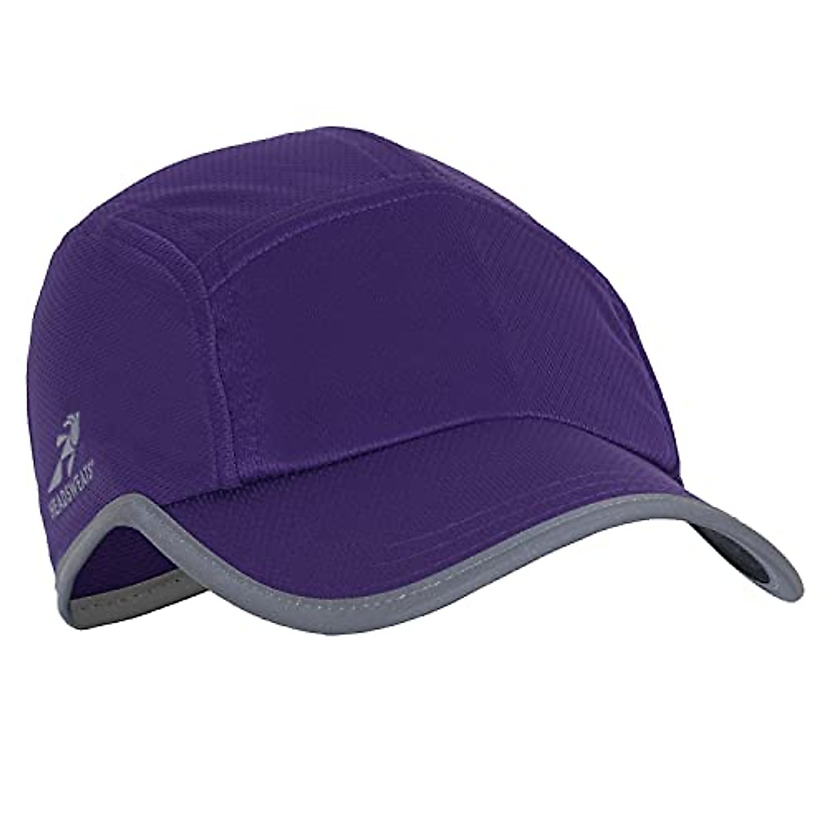 Headsweats Unisex Adult Performance Reflective Race Hat for Running and Outdoor Lifestyle Baseball Cap, Purple, 1 US
