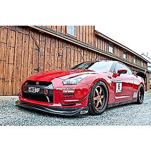 iJDMTOY Red Track Racing Style Tow Hook Ring Compatible with Nissan 370Z GT-R Juke Infiniti G37 Q50 Q60 QX60 QX70 etc, Made of Lightweight Aluminum