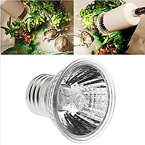 CTKcom 4-Pack 50W Heating Lamp,110V F Heating Lamp Spot Lamp for Turtle Aquarium Aquatic Reptile Lizard Habitat Heat Lighting,4 Pcs