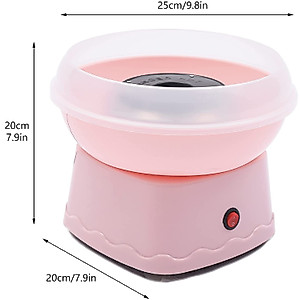 BETDET Cotton Candy Machine, 400w Homemade Portable Cotton Candy Maker Machine, Stainless Steel Cotton Candy Machine for Birthday Parties, Children's Day, for Kids 2.26