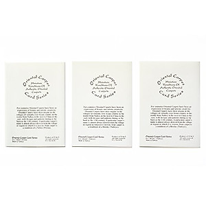 Oriental Carpet Woven Fabric Bookmark - 6 Bookmark Design Collection - Beautiful, Elegant, Cloth Bookmarks! Best Gifts & Stocking Stuffers for Men,Women,Teachers & Librarians!