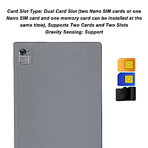 Dpofirs 10.1 Inch Tablet Android 11 Tablet, Octa Core Tablet PC with BT Keybaord, 12GB RAM 256GB ROM, 4G LTE Tablet with BT Keyboard for Business Office Students, Gifts (Grey)