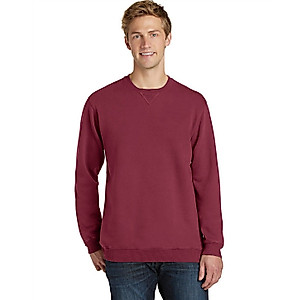 Port & Company Beach Wash Garment-Dyed Sweatshirt Merlot