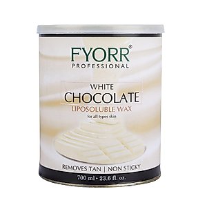 FYORR Liposoluble Milk Body Wax Less Painful Hair N Tan Removal Wax (Milk Wax) (White Chocolate) (700ML) (1.54LB)