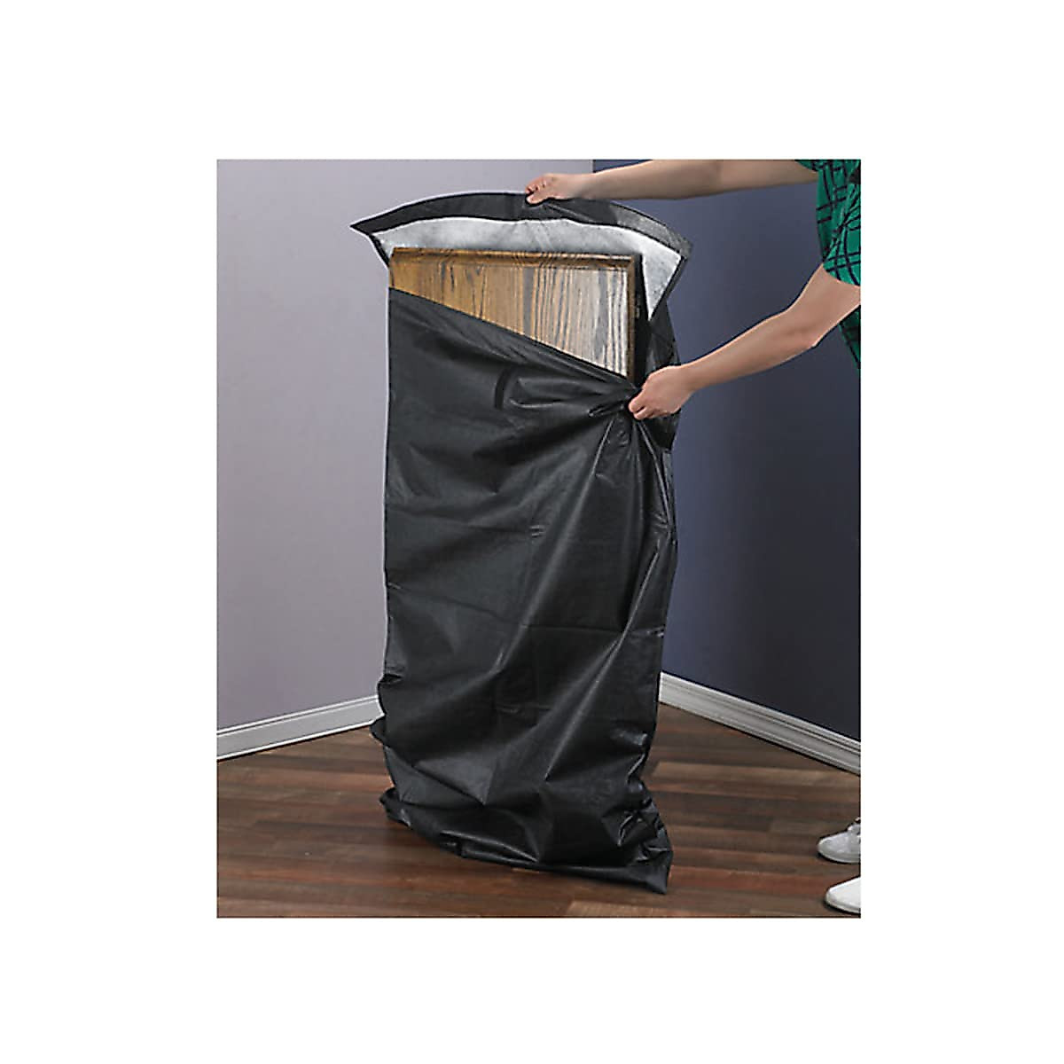 LAMINET Premium Heavy Duty Table Leaf Storage Bag water , scratch resistant. Extra Thick waterproof exterior heavy duty flannel backing. Store Your Table Leaves safely. Holds Leaves up to 26" wide.