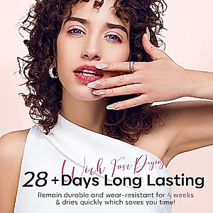 Modelones Gel Nail Polish Set, 36 Colors Gel Polish 7ml All Seasons Collection Nude Pink Red Blue Glitter Soak off Nail Lamp Nail Art Manicure Set DIY Salon Home Halloween Xmas Gift for Women Girls