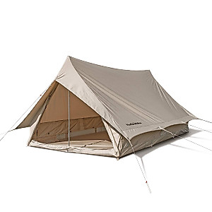 Naturehike Cotton Retro Tent Outdoor Glamping Camping Cabin Tent (Extend 5.6)