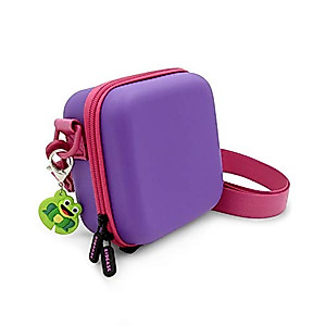 CASEMATIX Toy Camera Travel Case Compatible with VTech KidiZoom Creator Cam Video Camera and Accessories for Cams, Includes Purple Case Only