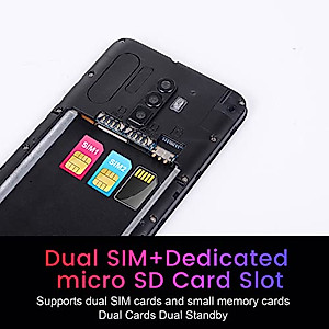 Rino 3 Pro 5.72in Smartphone 4GB RAM32GB ROM for 11, Front 2MP Rear 5MP Cell Phone Support 2.4G 5G Dual WiFi 4800mAh Battery 100‑240V (Green)