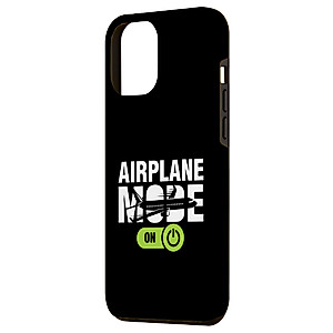 iPhone 13 Pro Max Airplane Mode On Pilot Aviation Flying Helicopter Graphic Case