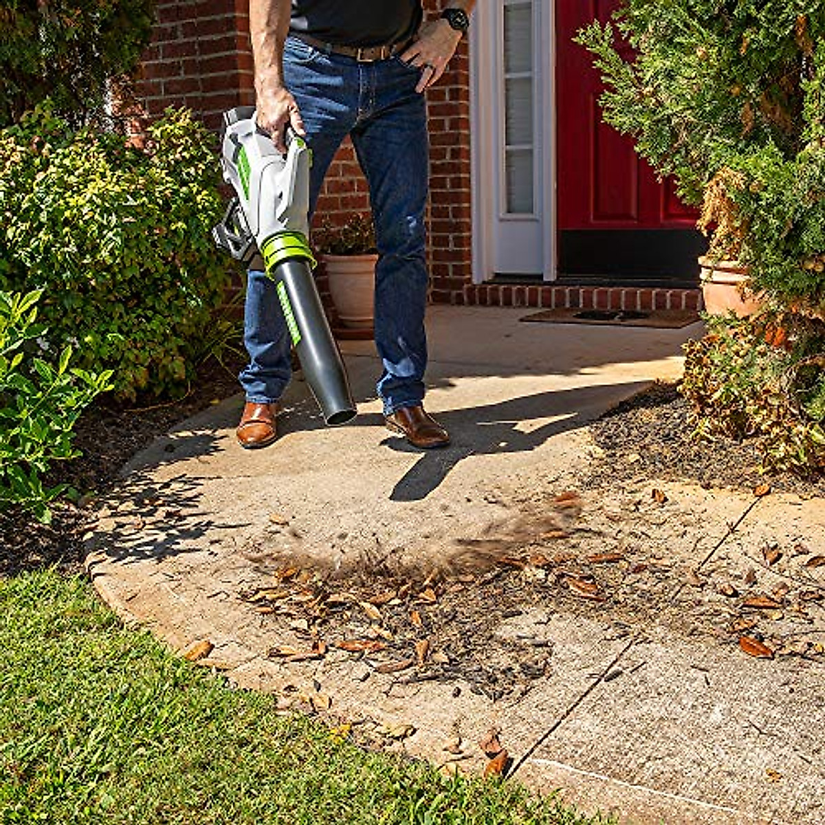 PowerSmith PBL140JH 40V Max Battery-Powered Cordless Leaf Jet Blower - Brushless Motor - Powered by Eco-Friendly Lithium-Ion Technology, Battery & Charger Included