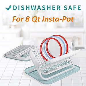 Instant Pot Silicone Sealing Rings 8-Quart Sealing Rings 8-Quart, Food-Grade Silicone for Instant Pot Duo 8-Quart, Lux 8-Quart, Duo Plus 8-Quart, Ultra 8-Quart, Viva 8-Quart Instant Pot - 2-Pack