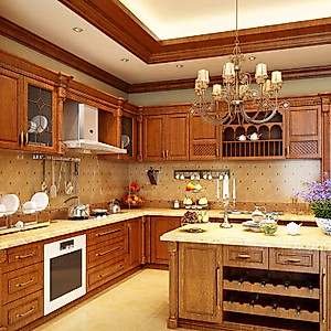 Goo-Ki 6 Pack Oval Antique Brass Drawer Knobs